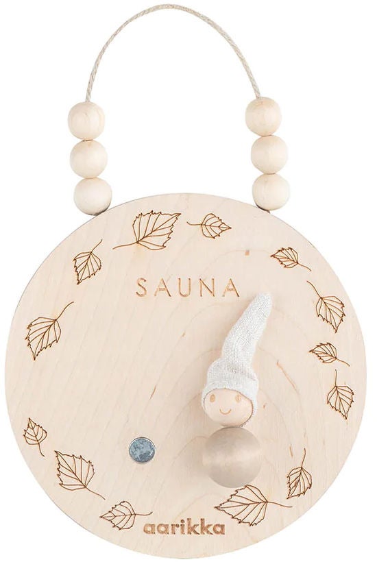 Aarikka Sauna shifts sign with elves | Sauna-store.com