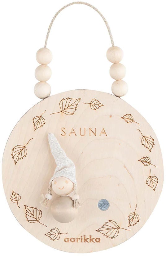 Aarikka Sauna shifts sign with elves | Sauna-store.com