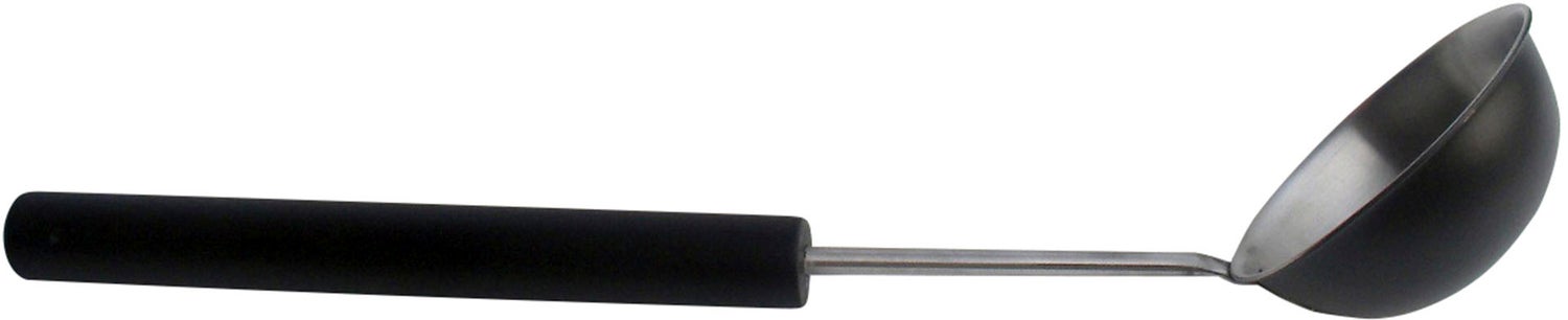 Saunia Sauna Ladle steel, black | Sauna-store.com