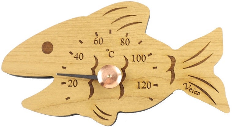 Veico Fish Sauna Thermometer | Sauna-store.com