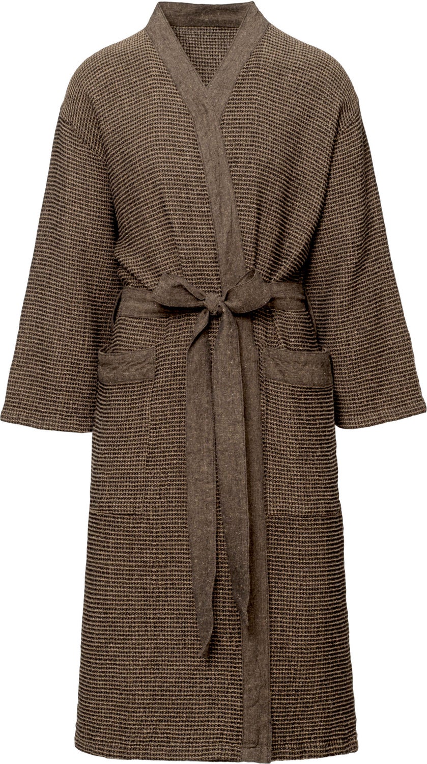 Rento Kenno Bathrobe, brown | Sauna-store.com