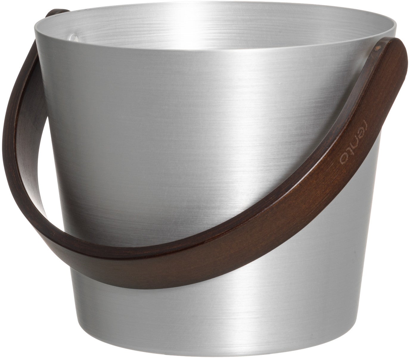 Rento Sauna Bucket aluminium, dark bamboo | Sauna-store.com