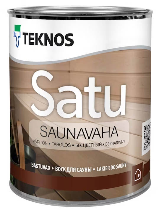 Satu Sauna wax 0,9 litre, clear | Sauna-store.com